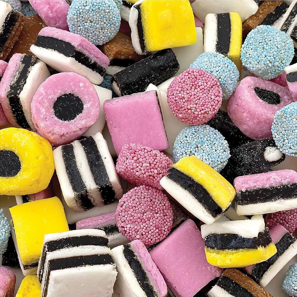 Gustaf's Flavored Licorice Allsorts Candy, Assorted Shapes, Fresh and ...