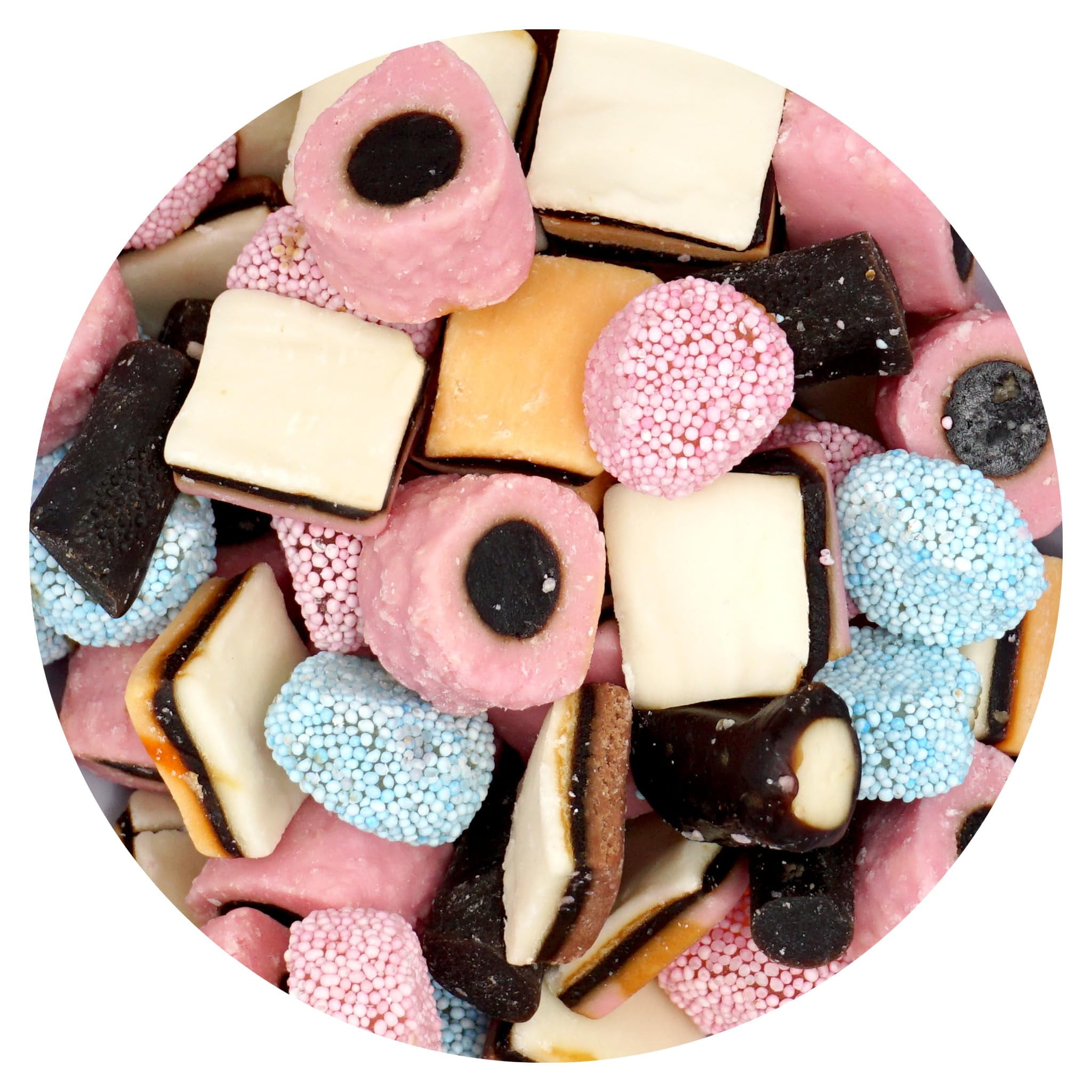 Gustaf's Licorice Allsorts Candy, DMF15 1 Pound Bulk Bag, Assorted ...