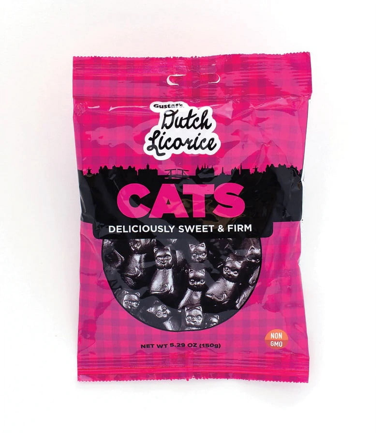 Gustaf's Traditional Dutch Candy Licorice Cats, 5.2 oz Bag - Walmart.com