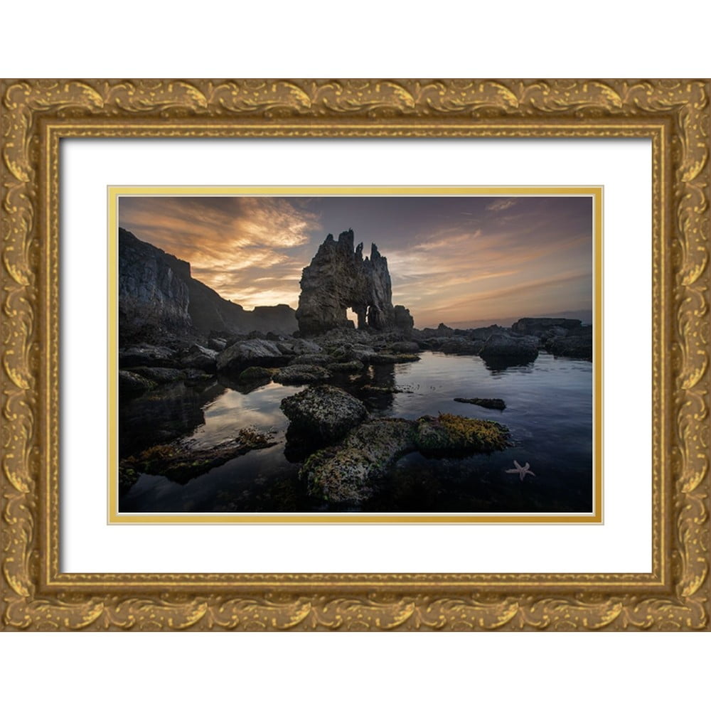 Gustafson Pro, Clas 14x11 Gold Ornate Wood Framed with Double Matting ...