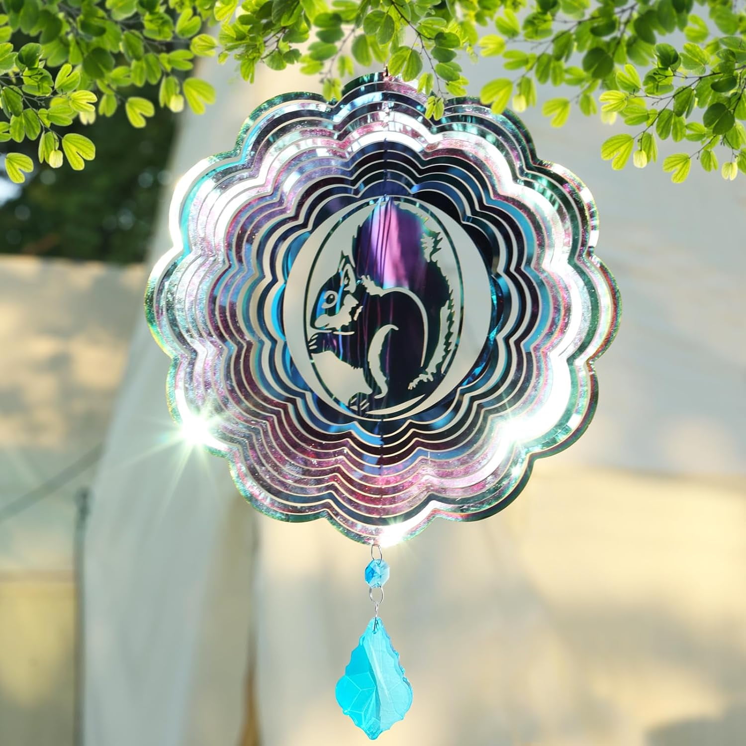 Gustamucho Hanging Wind Sculptures,Wind Spinners for Yard and Garden ...