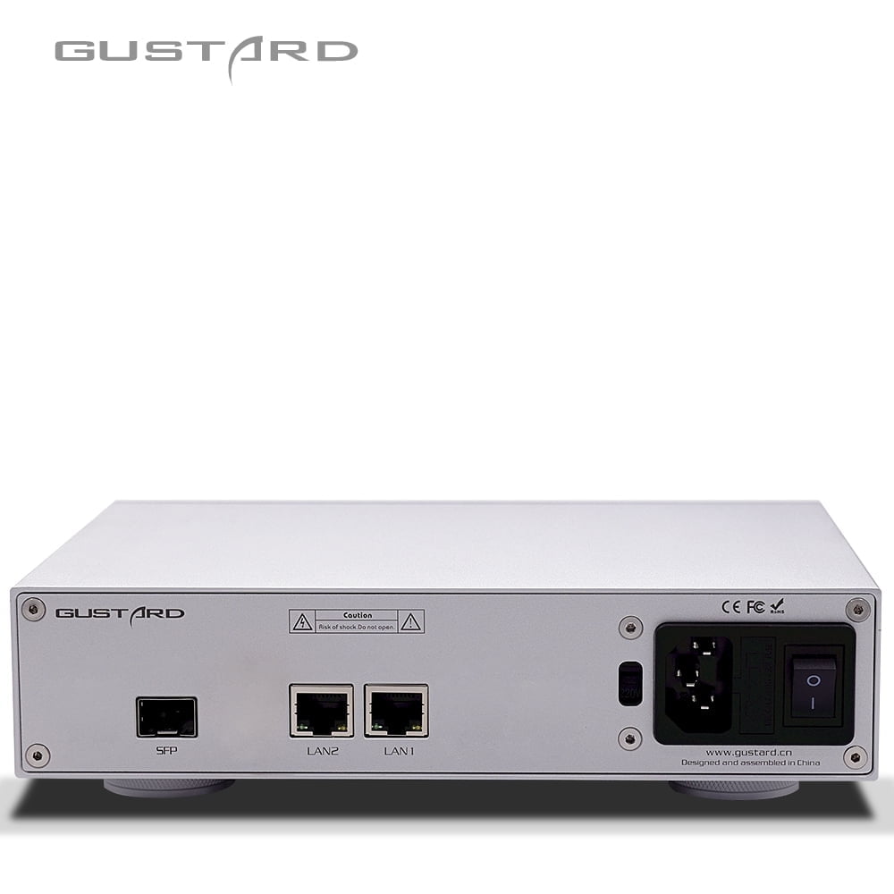Gustard N18 HiFi Audio Network Switch - 1*SFP + 2 * 10/100/1000M ...