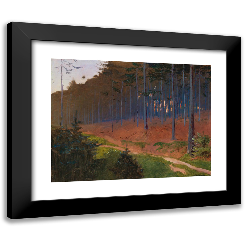 Gustav Bamberger 14x12 Black Modern Framed Museum Art Print Titled ...