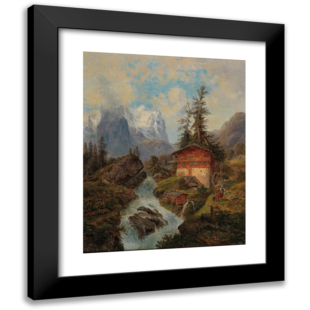 Gustav Barbarini 15x18 Black Modern Framed Museum Art Print Titled ...