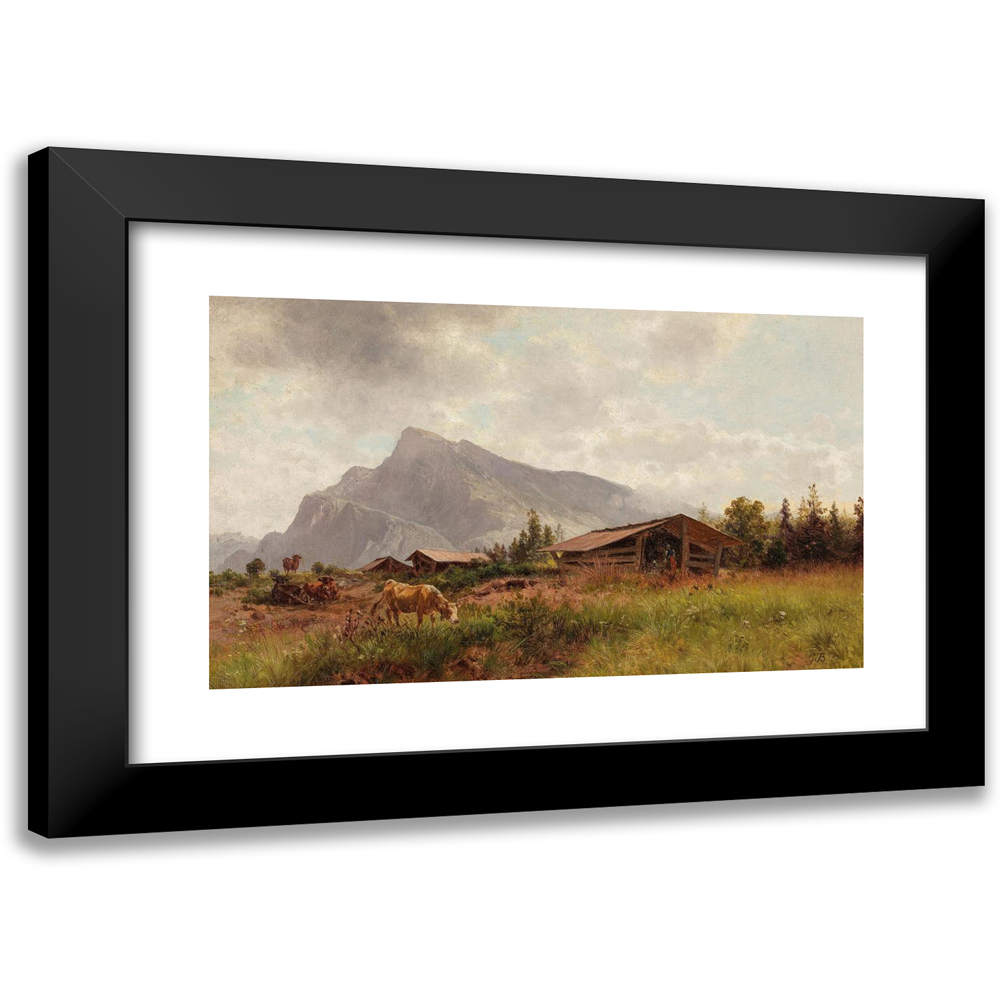 Gustav Barbarini 18x12 Black Modern Framed Museum Art Print Titled - A ...
