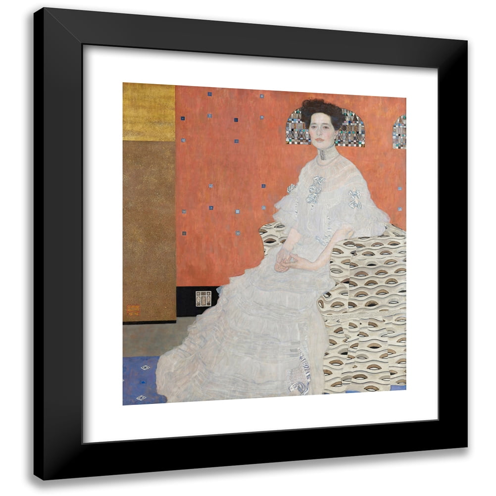 Gustav Klimt 12x14 Black Modern Framed Museum Art Print Titled - Fritza ...