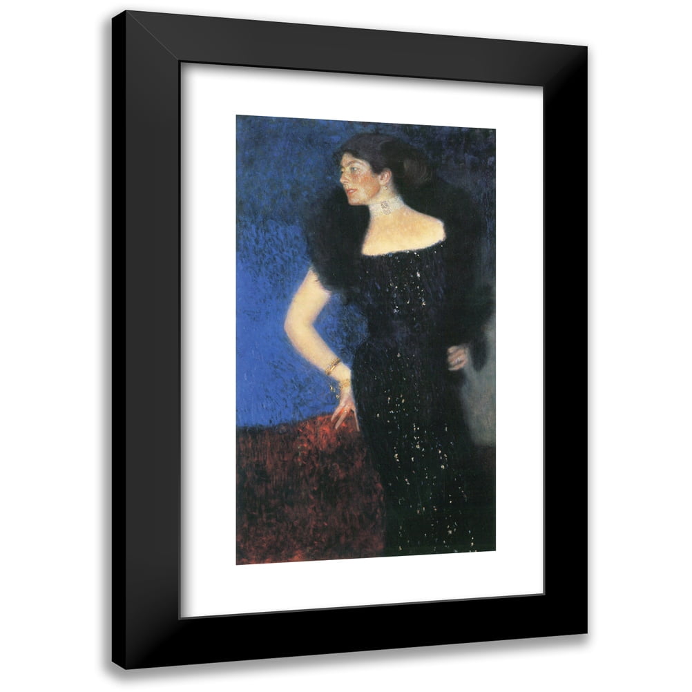 Gustav Klimt 12x18 Black Modern Framed Museum Art Print Titled ...