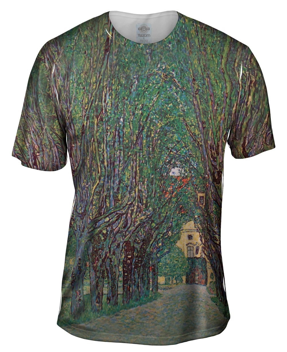 Gustav Klimt - Avenue Schloss Kaven 1912 Mens T-Shirt All Over Print ...