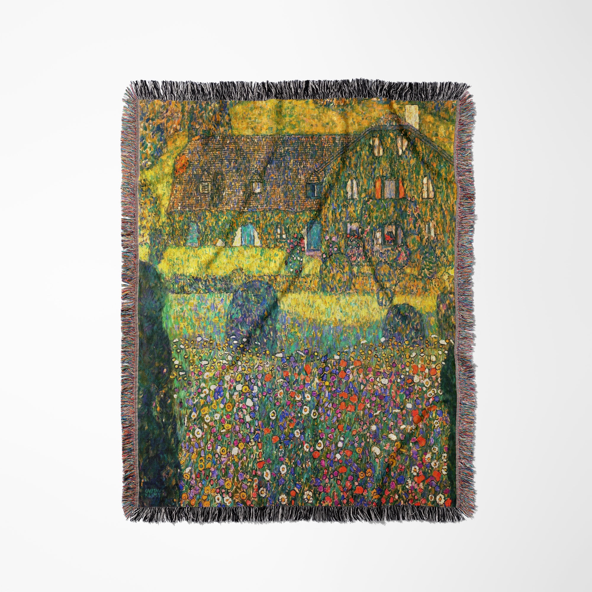 Gustav Klimt - Country House At The Attersee, Woven Blanket - Walmart.com