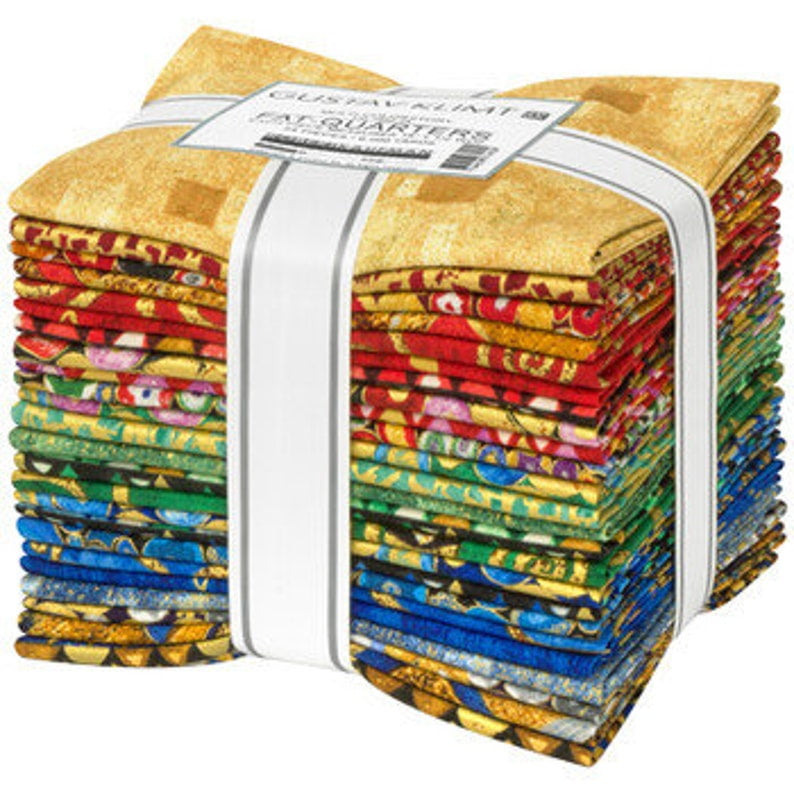 Gustav Klimt Fat Quarter Bundle in Multi Color by Studio RK - | FQ-1952 ...