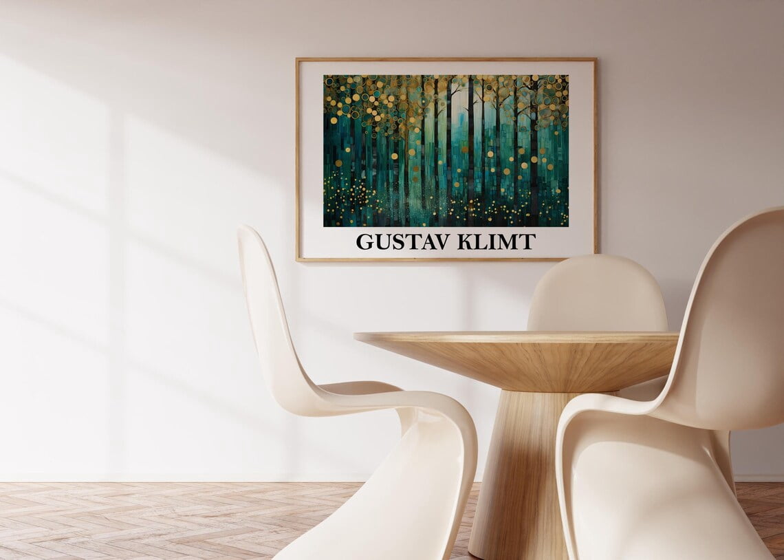 Gustav Klimt High Quality Museum Horizontal Exhibition Art, Unframed ...