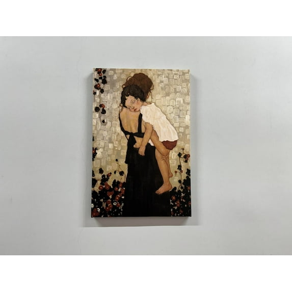 Gustav Klimt 'Mother and Child' Canvas Print - Art Nouveau Wall Art ...