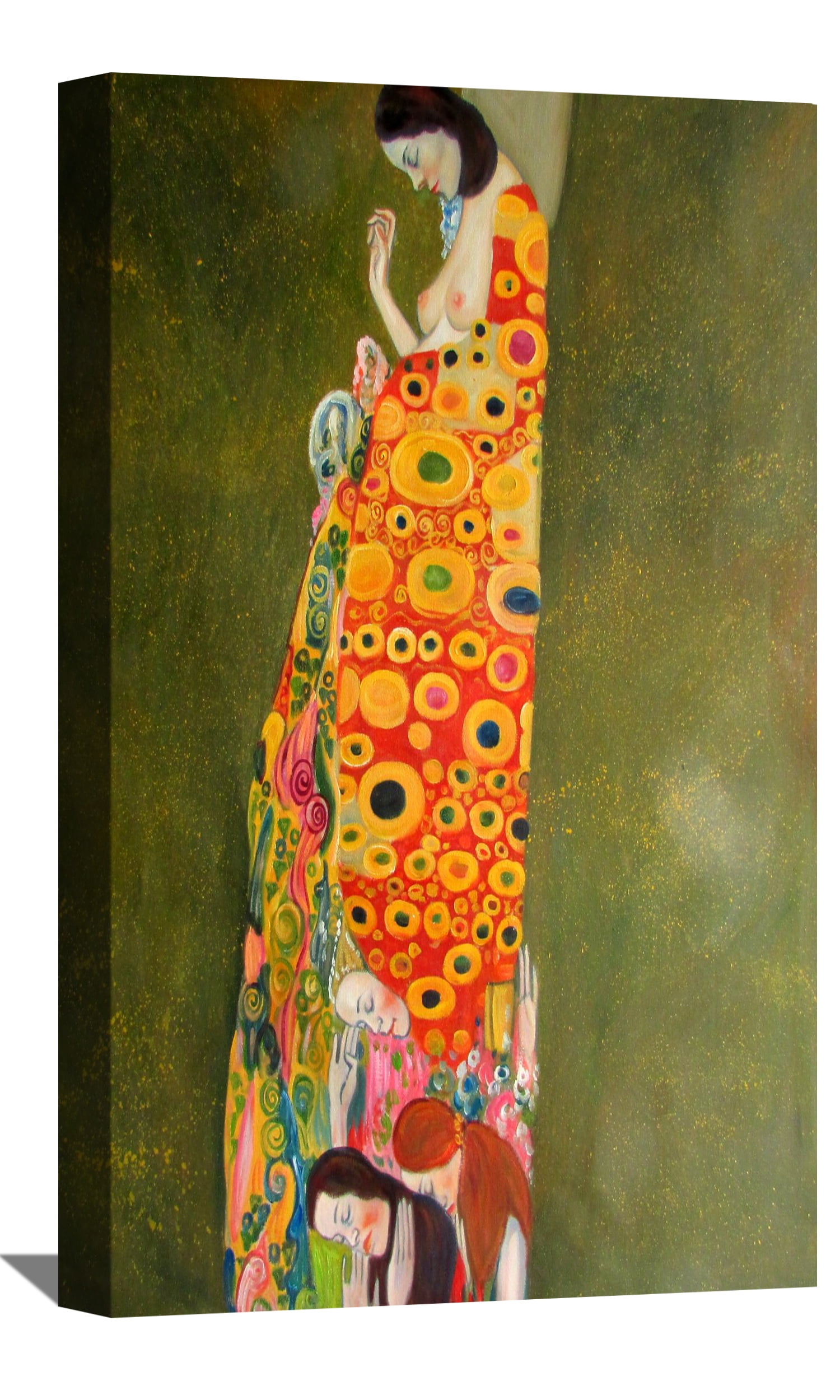 Gustav Klimt Painting Wall Art Hope II Canvas Art - Walmart.com