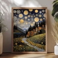 Gustav Klimt Print Gustav Poster Gustav Klimt Village Night Artwork ...