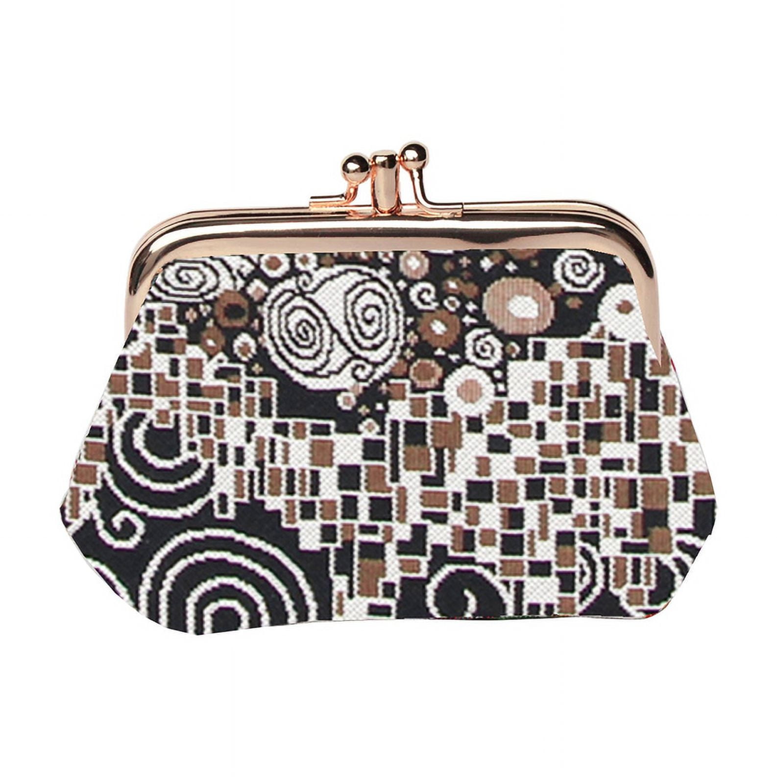 Gustav Klimt The Kiss Coin Clasp Frame Purse Wallet - Walmart.com