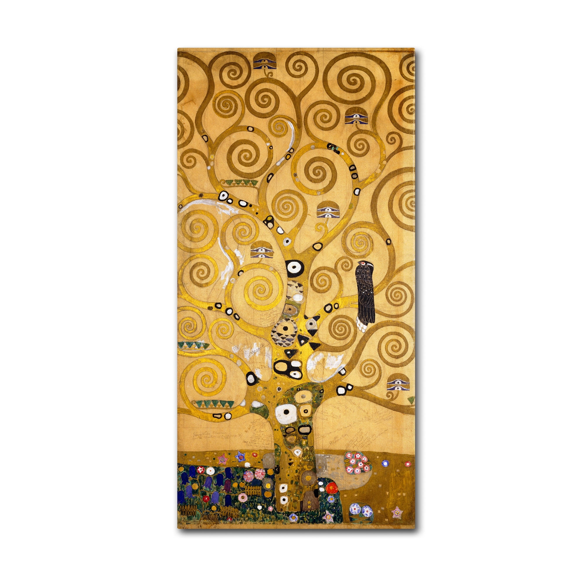 Gustav Klimt 'Tree of Life Soclet Frieze 1905' Canvas Art - Walmart.com