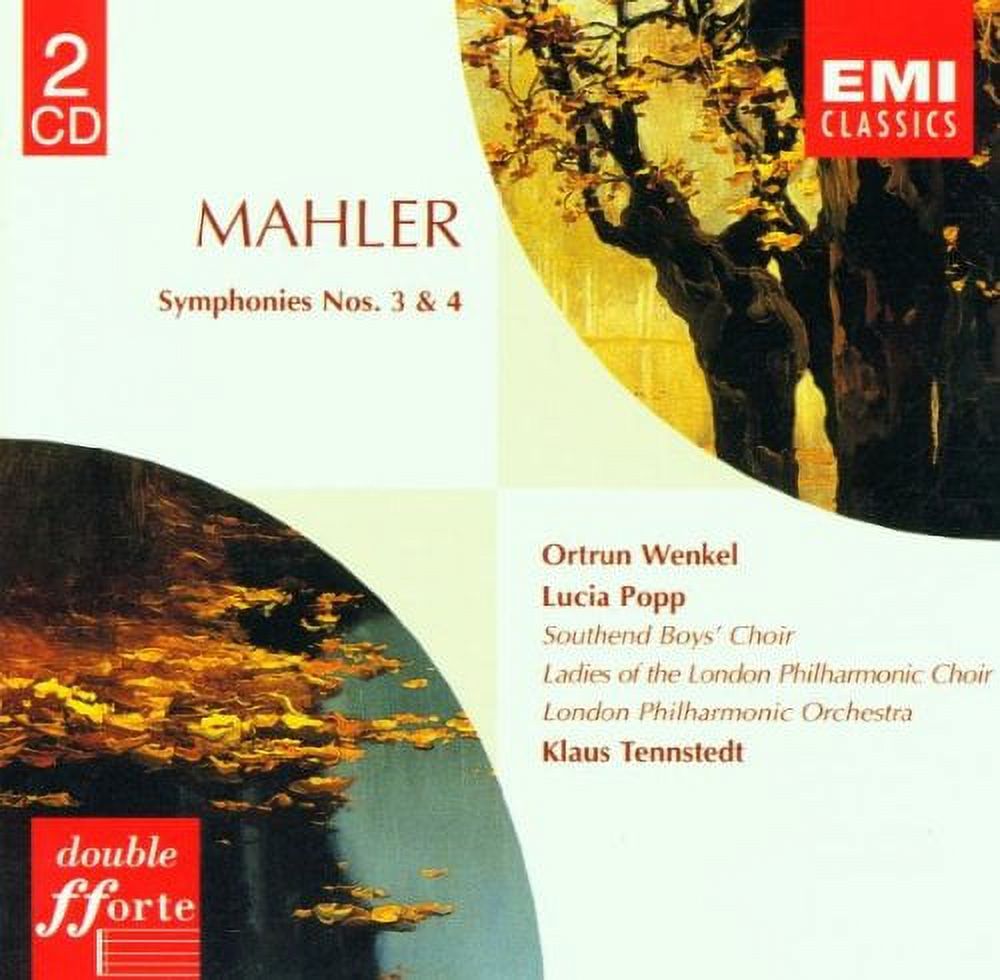 Pre-Owned Gustav Mahler - Mahler: Symphonies Nos. 3 & 4 (2001) - Walmart.com