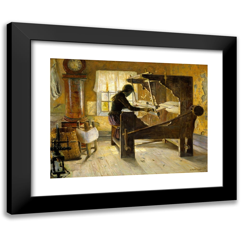 Gustav Wentzel 18x15 Black Modern Framed Museum Art Print Titled - At ...