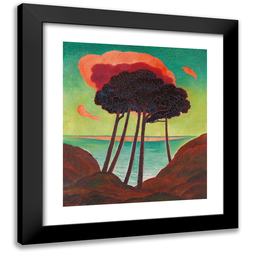 Gustav Wunderwald 20x23 Black Modern Framed Museum Art Print Titled ...