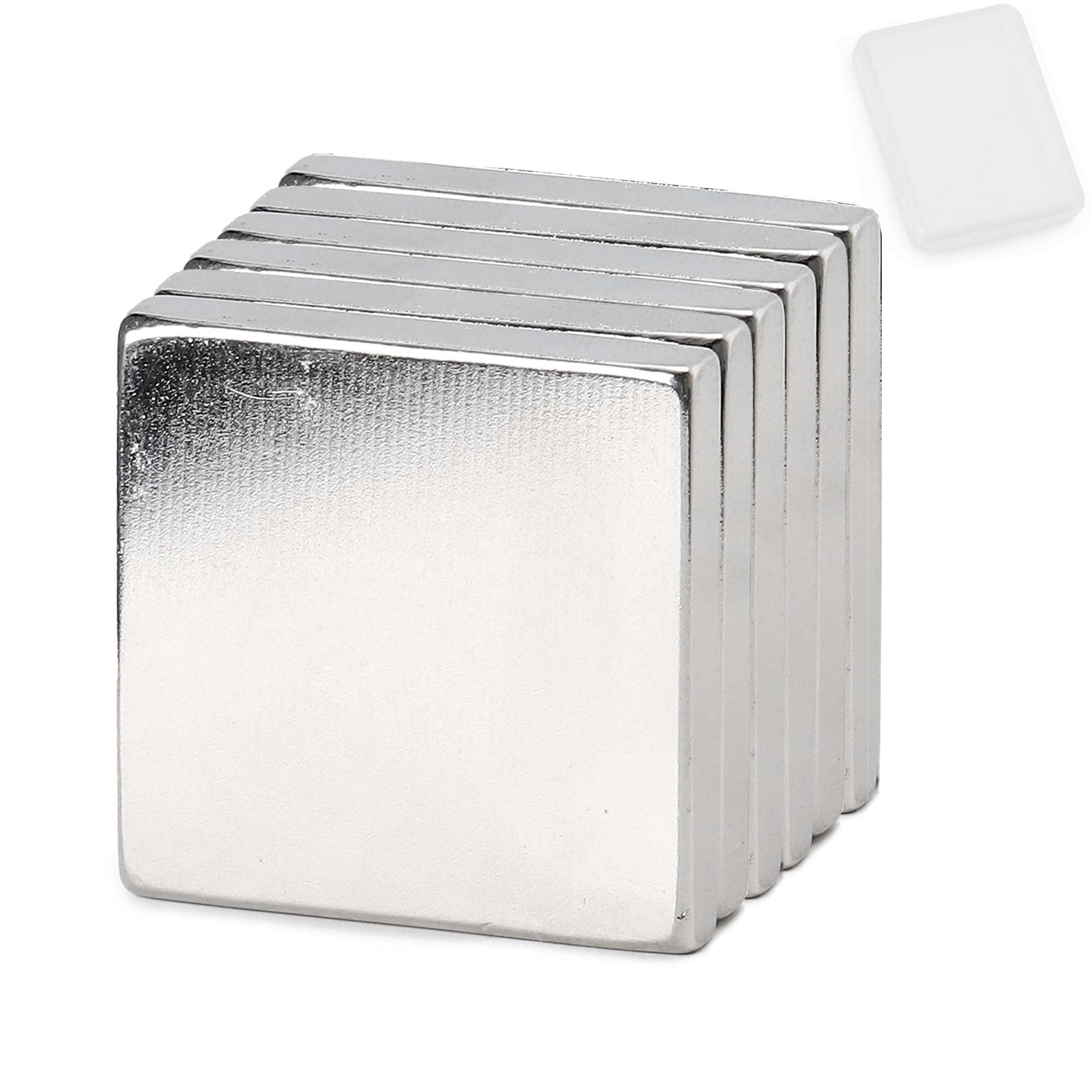 Gustave 1.2 x 1.2 x 0.2 Inch Neodymium Rare Earth Bar Magnets N38 Big ...