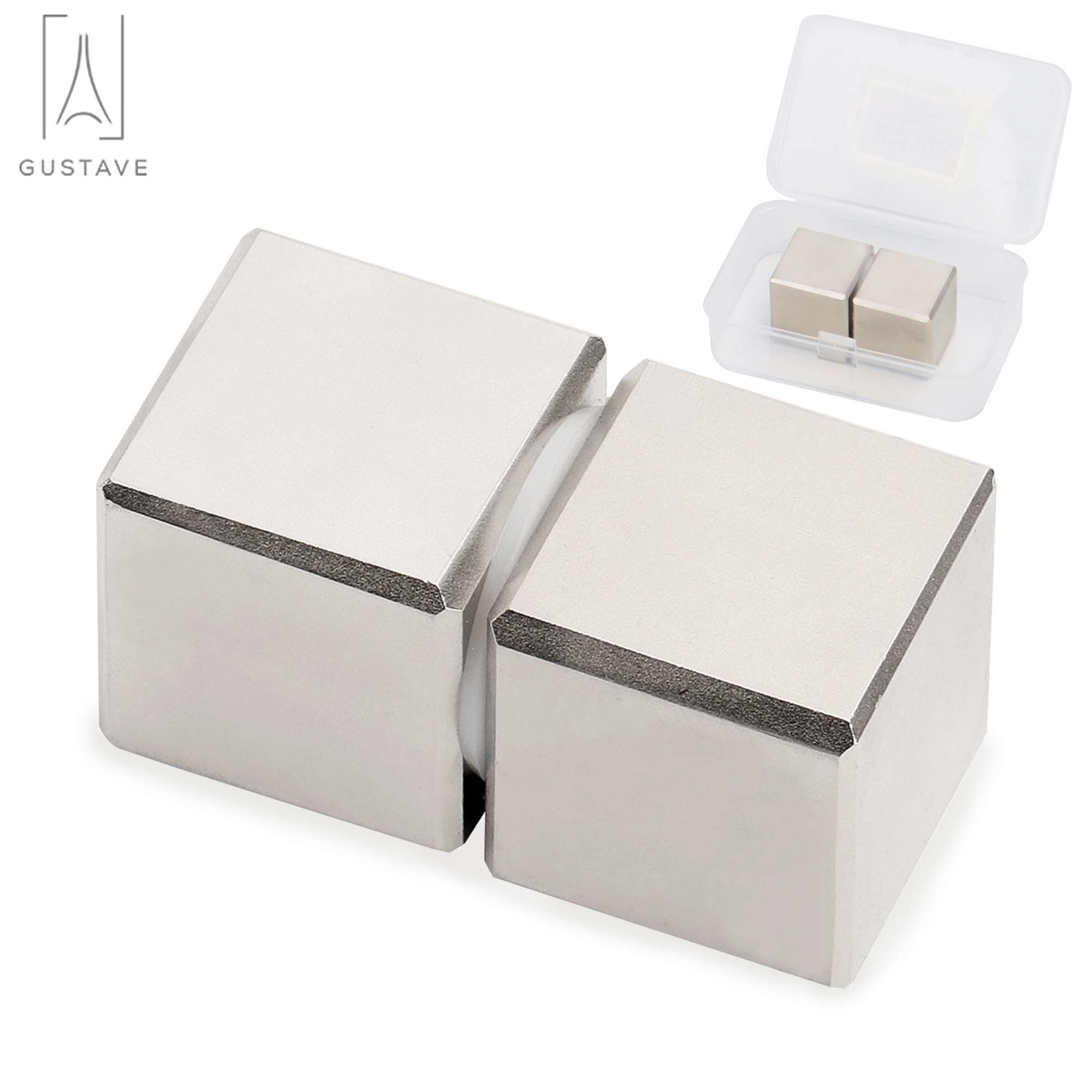 Gustave 1 Inch Neodymium Magnets, 25x25x25mm Square Rare Earth Magnet ...