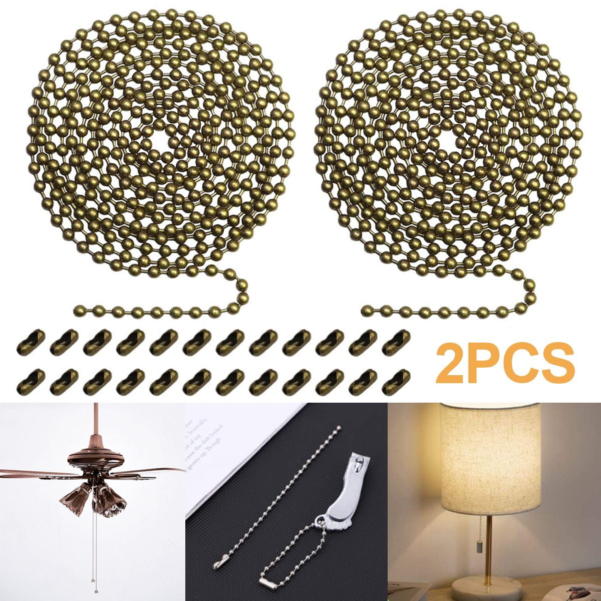 Gustave Bronze and Silver Modern Ceiling Fan Scroll - Walmart.com