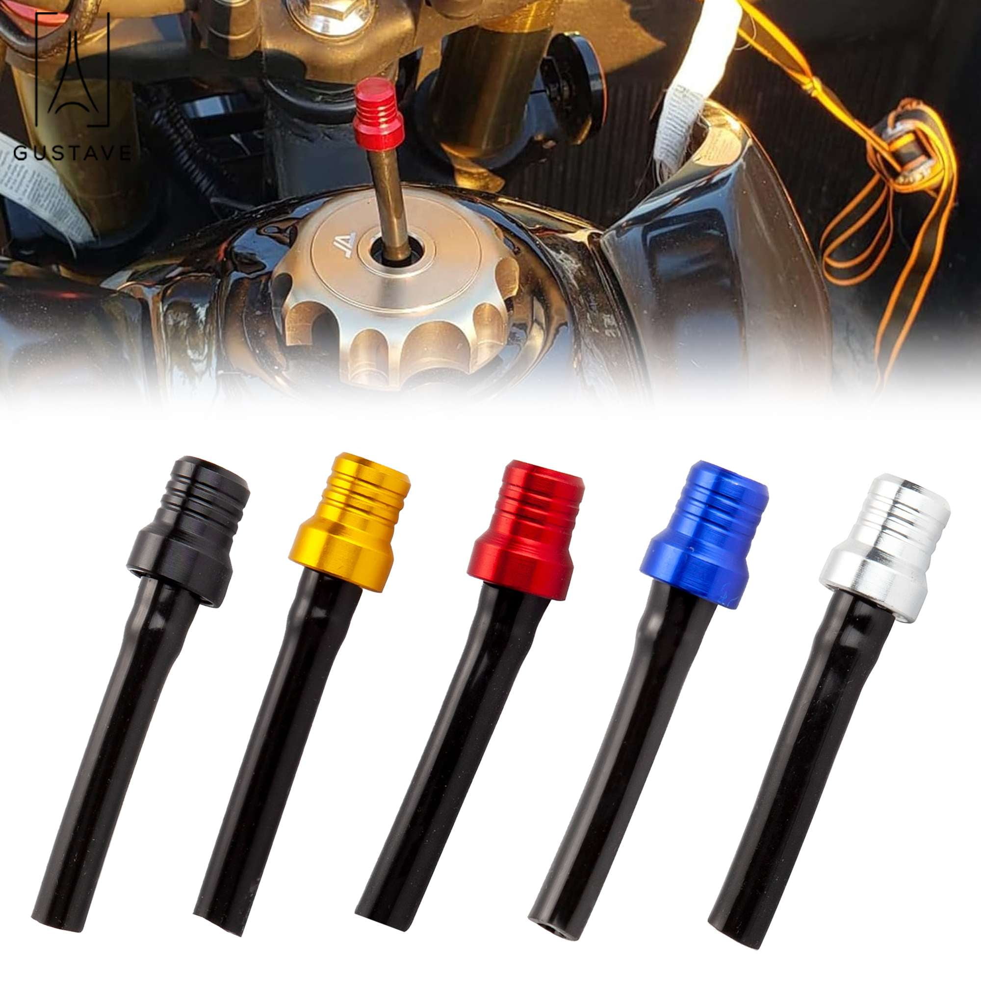Gustave 3PCS Fuel Gas Cap Valve Vent Universal Tube Breather Hose For ...