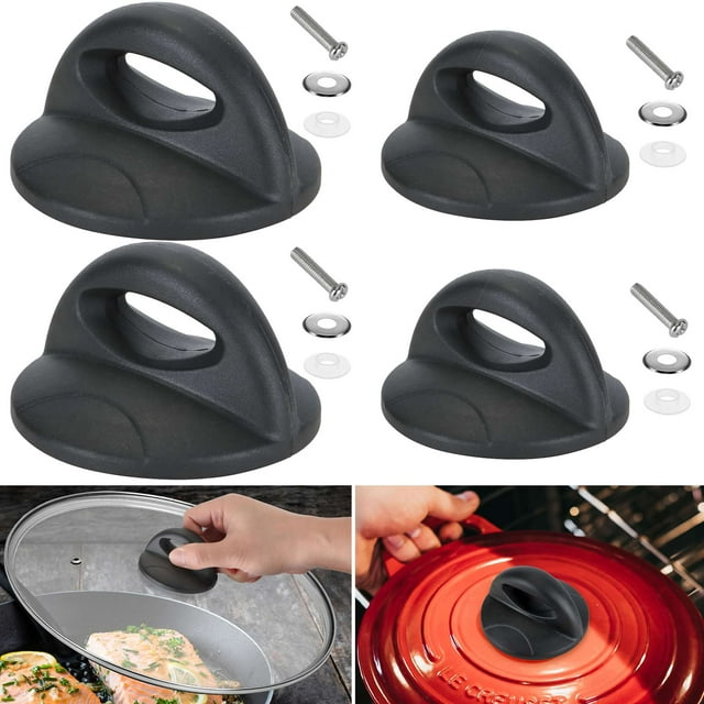 Gustave 4Pcs Pot Lid Top Replacement Knobs Universal Kitchen Cookware ...