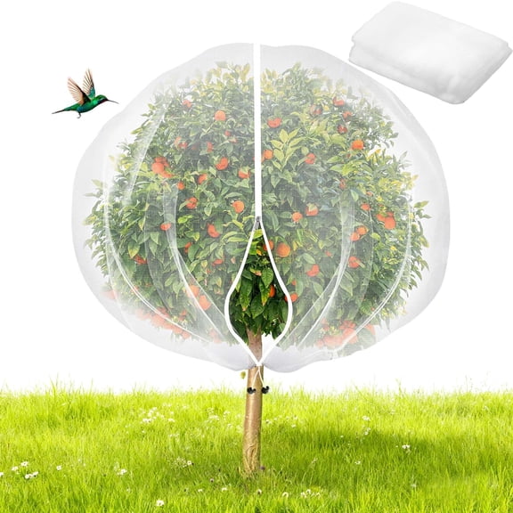 Durable Drawstring Garden Net Cover for Greenhouse and Fruit Trees Bird ...
