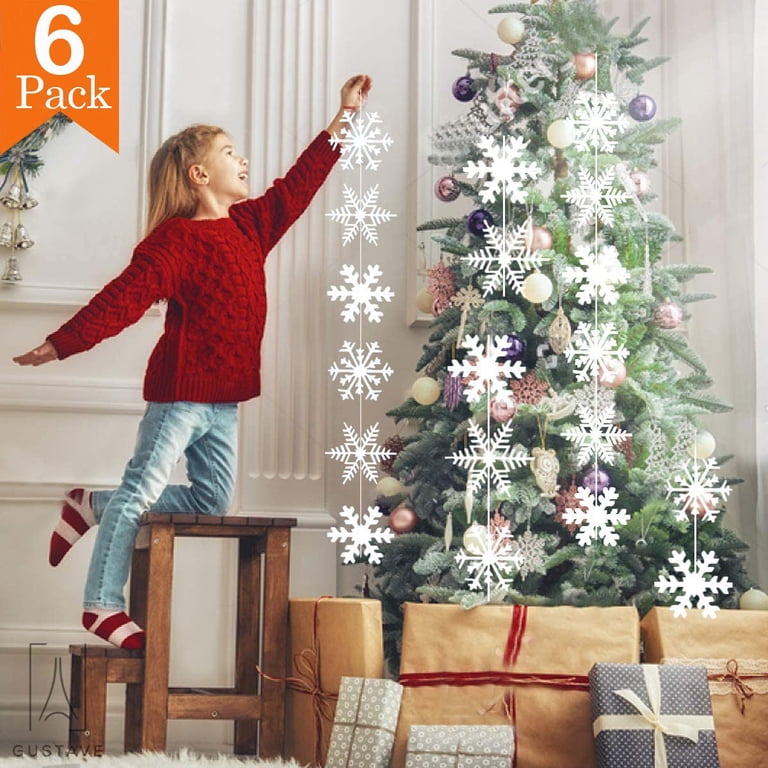 Large White Snowflake Decorations