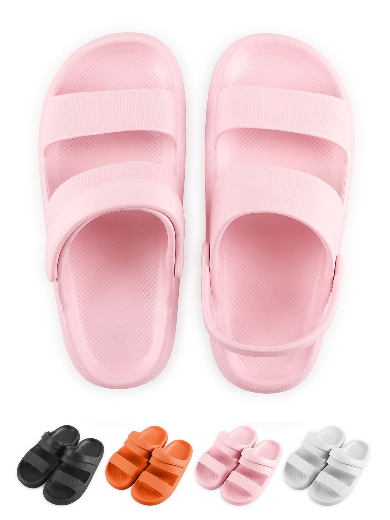 Gustave Anti-Slip Clouds Slippers for Women and Men, Double Strap ...