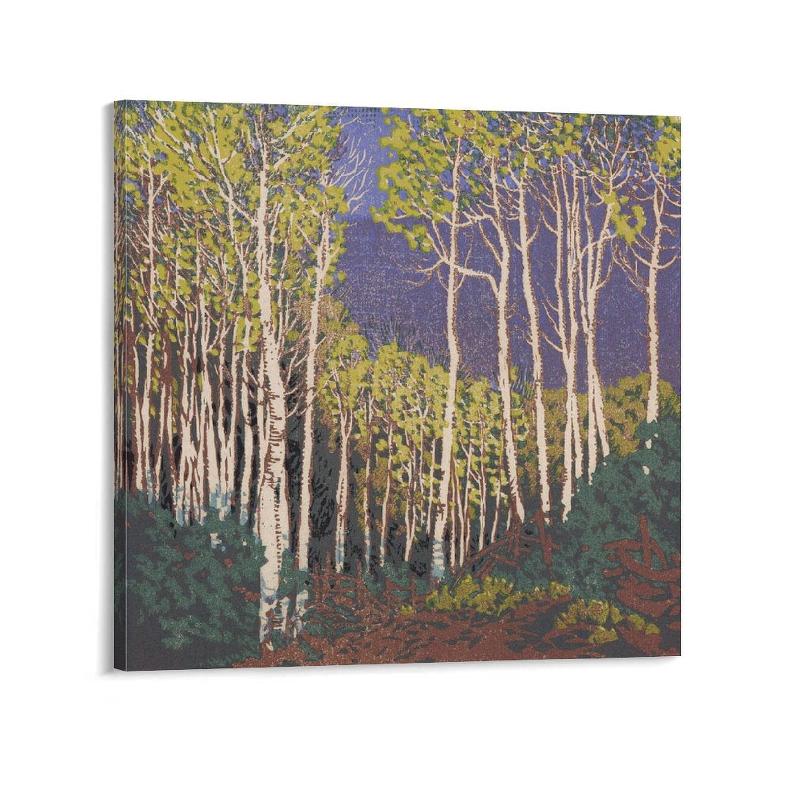 Gustave Baumann Was An American Printmaker And Painter ，Aspen-Red River ...