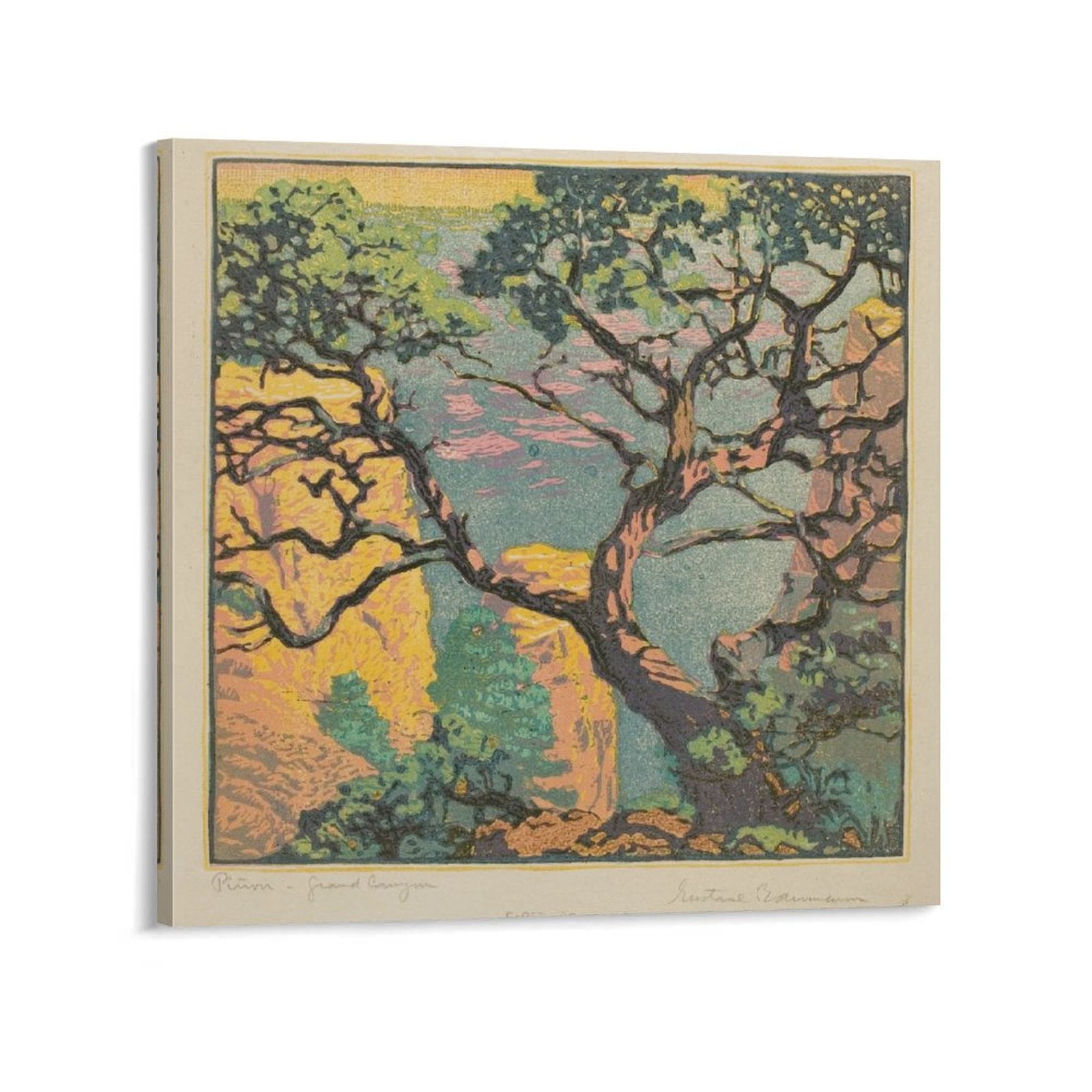 Gustave Baumann Was An American Printmaker And Painter ，Pinon - Grand ...