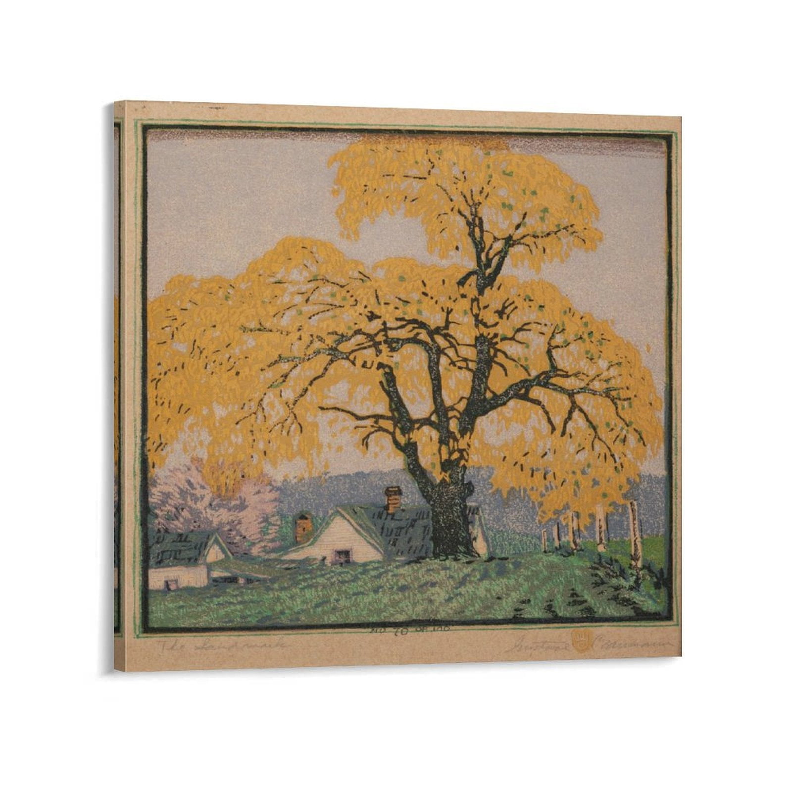 Gustave Baumann Was An American Printmaker And Painter ，The Landmark ...