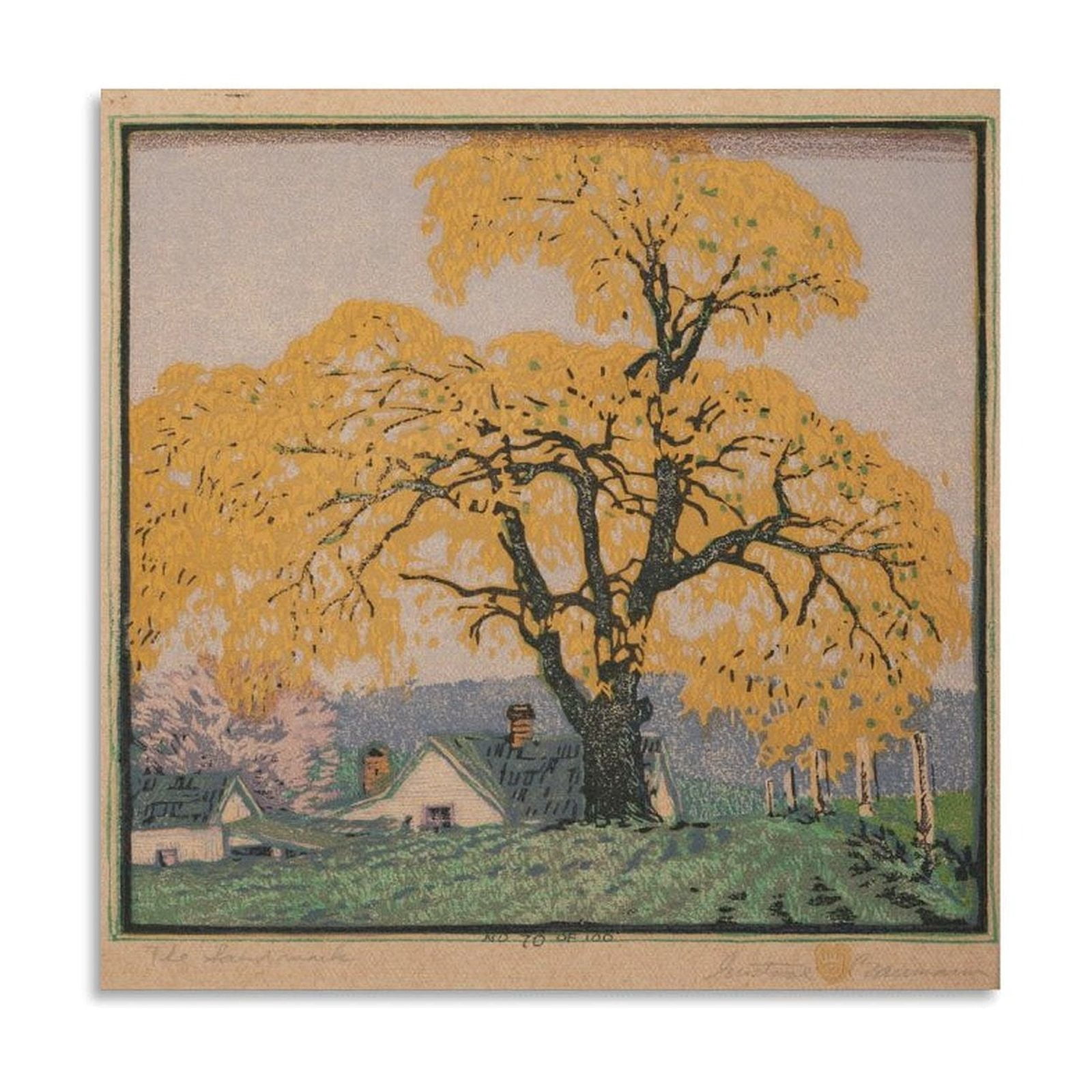 Gustave Baumann Was An American Printmaker And Painter ，The Landmark ...