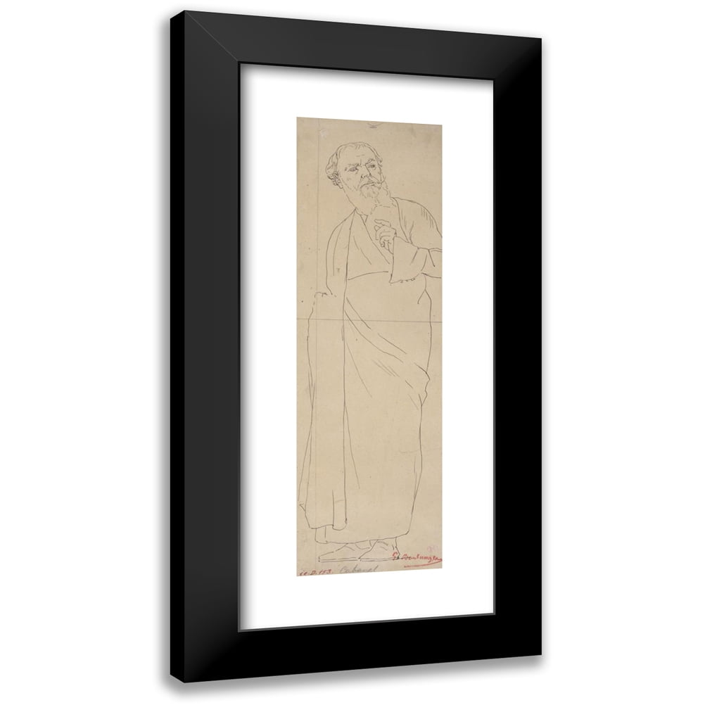 Gustave Boulanger 7x14 Black Modern Framed Museum Art Print Titled ...