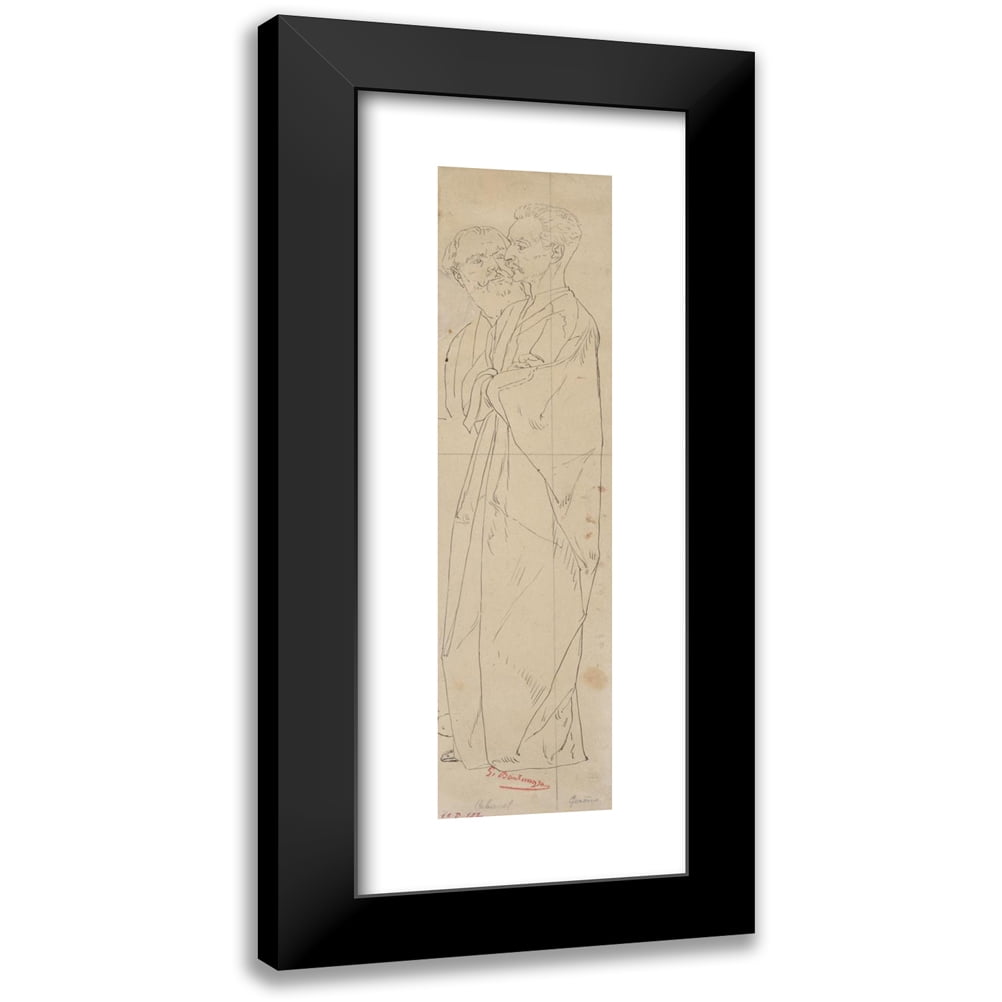 Gustave Boulanger 8x18 Black Modern Framed Museum Art Print Titled ...