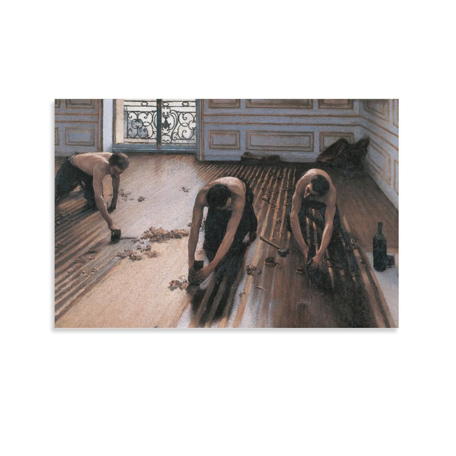 Gustave Caillebotte The Floor Scrapers Canvas Art Poster And Wall Art ...