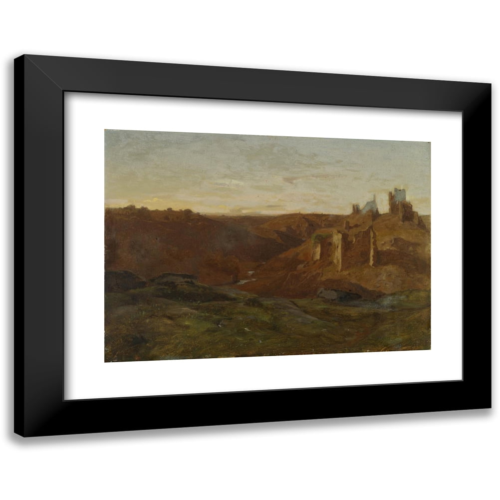 Gustave Castan 24x18 Black Modern Framed Museum Art Print Titled ...
