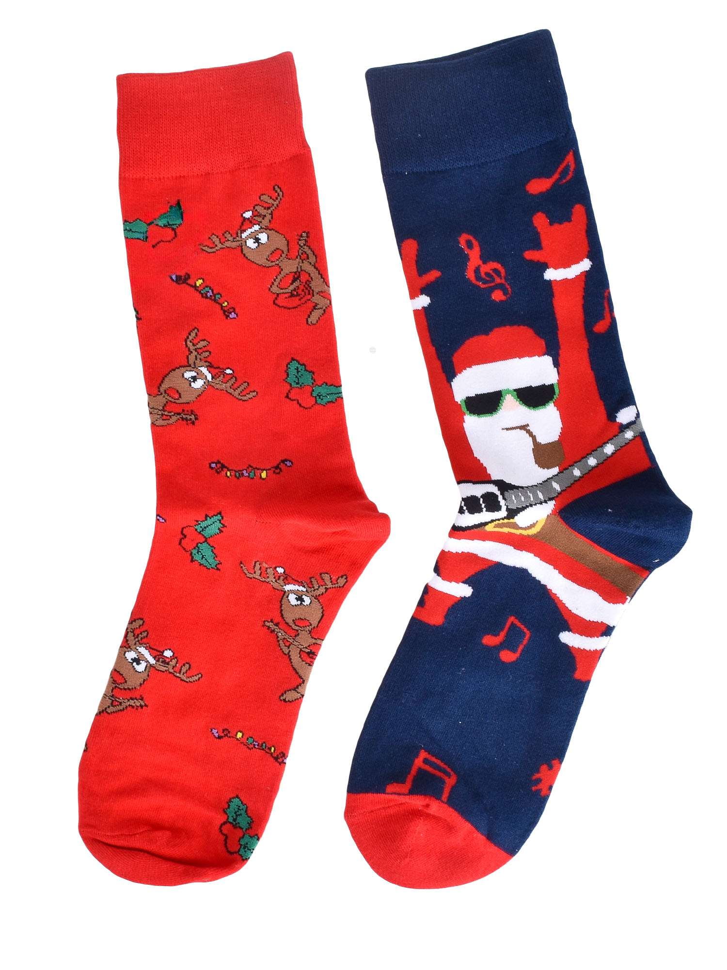 Gustave Christmas Holiday Socks Novelty Mismatched Socks Funny Colorful ...