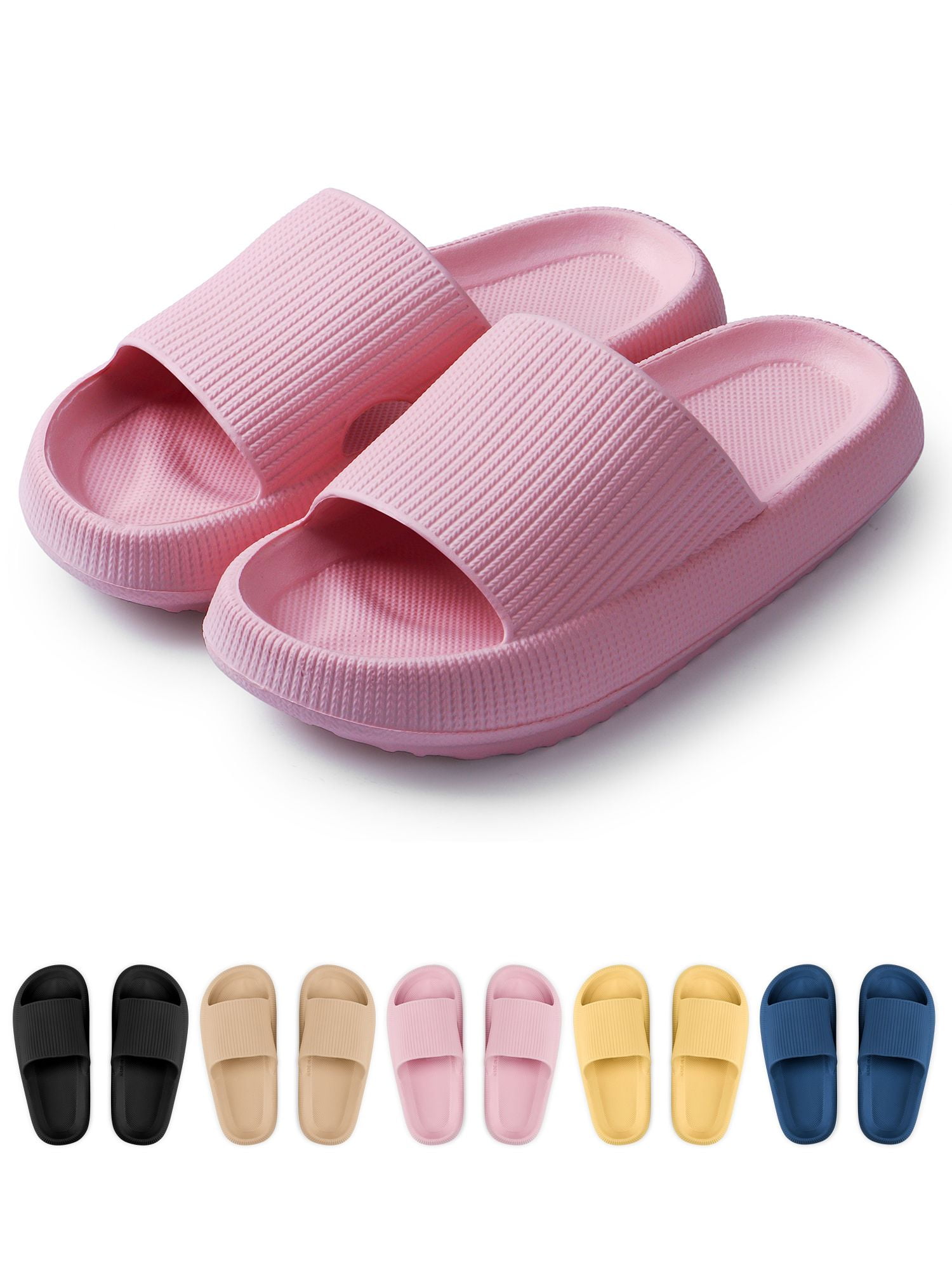 Gustave Unisex Anti-Slip EVA Slippers, Shower Bathroom Sandals, Comfort ...