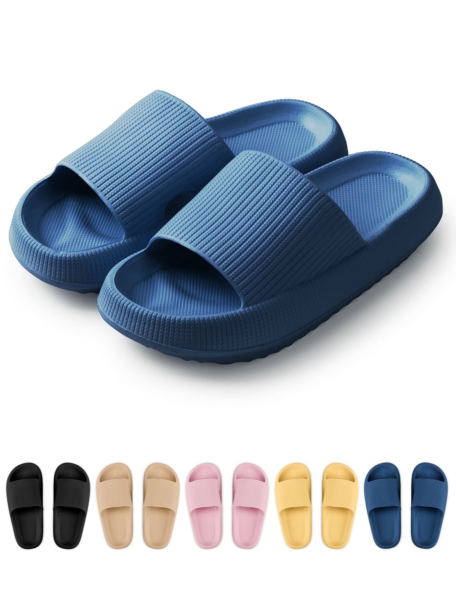 Gustave Clouds Unisex Indoor Anti-Slip Slippers, Shower Bathroom Slides ...