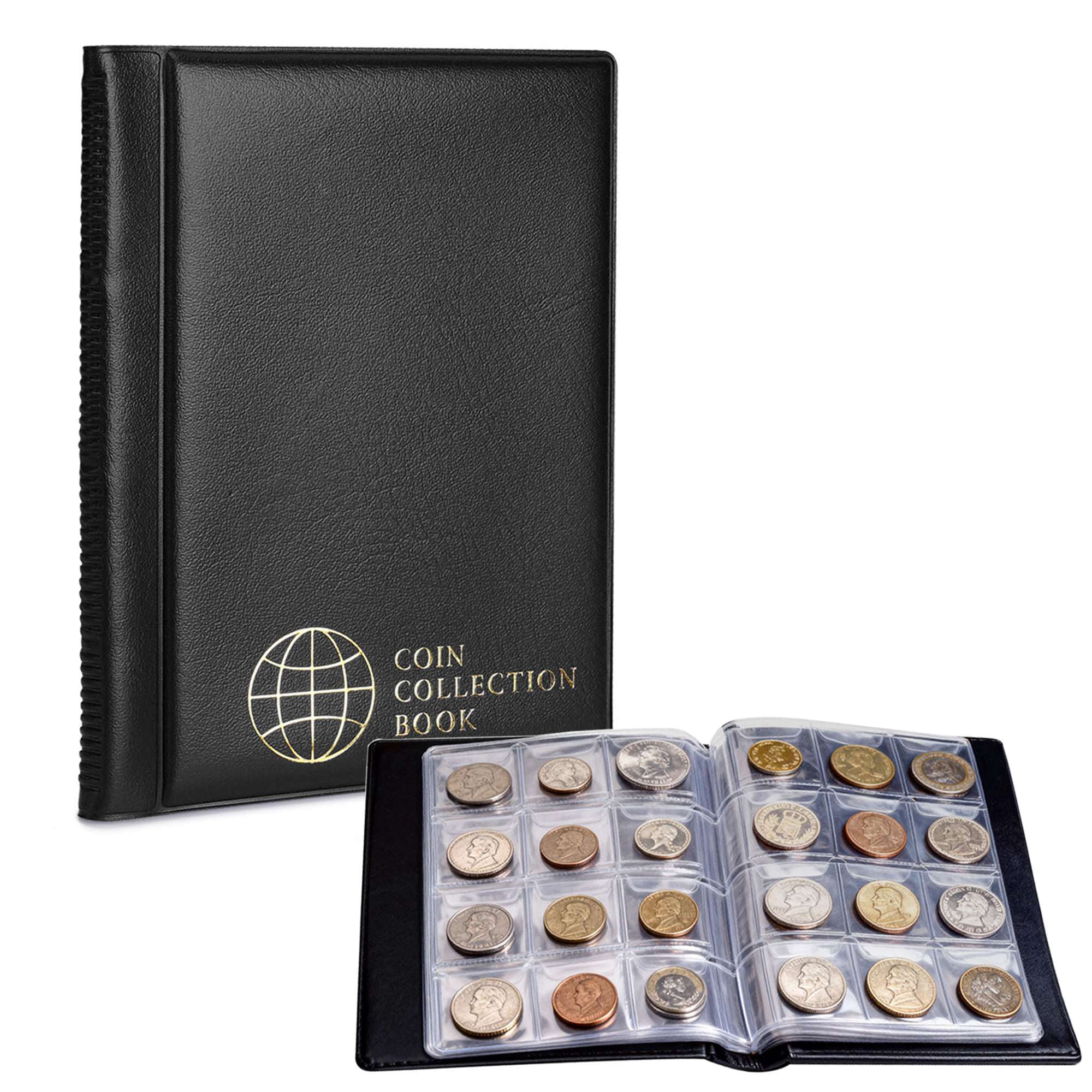 Gustave Coin Collection Book Holder Album 120 Pockets Coin Collecting ...