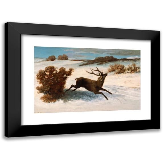 Gustave Courbet 14x11 Black Modern Framed Museum Art Print Titled ...