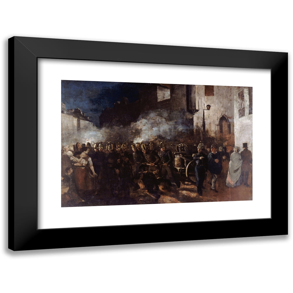 Gustave Courbet 14x11 Black Modern Framed Museum Art Print Titled ...