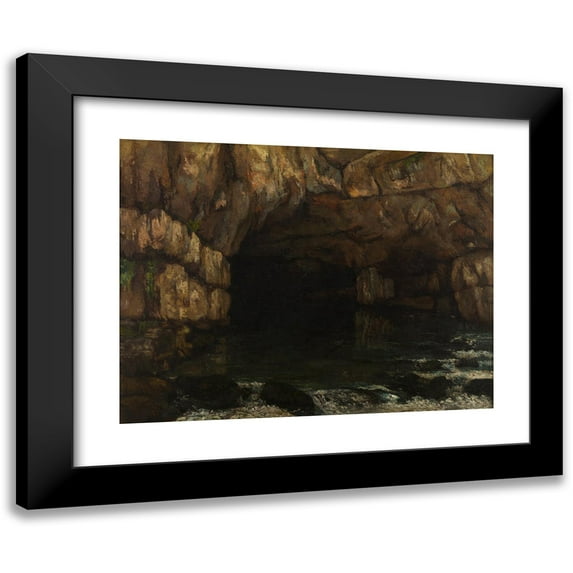 Gustave Courbet 14x12 Black Modern Framed Museum Art Print Titled - La ...