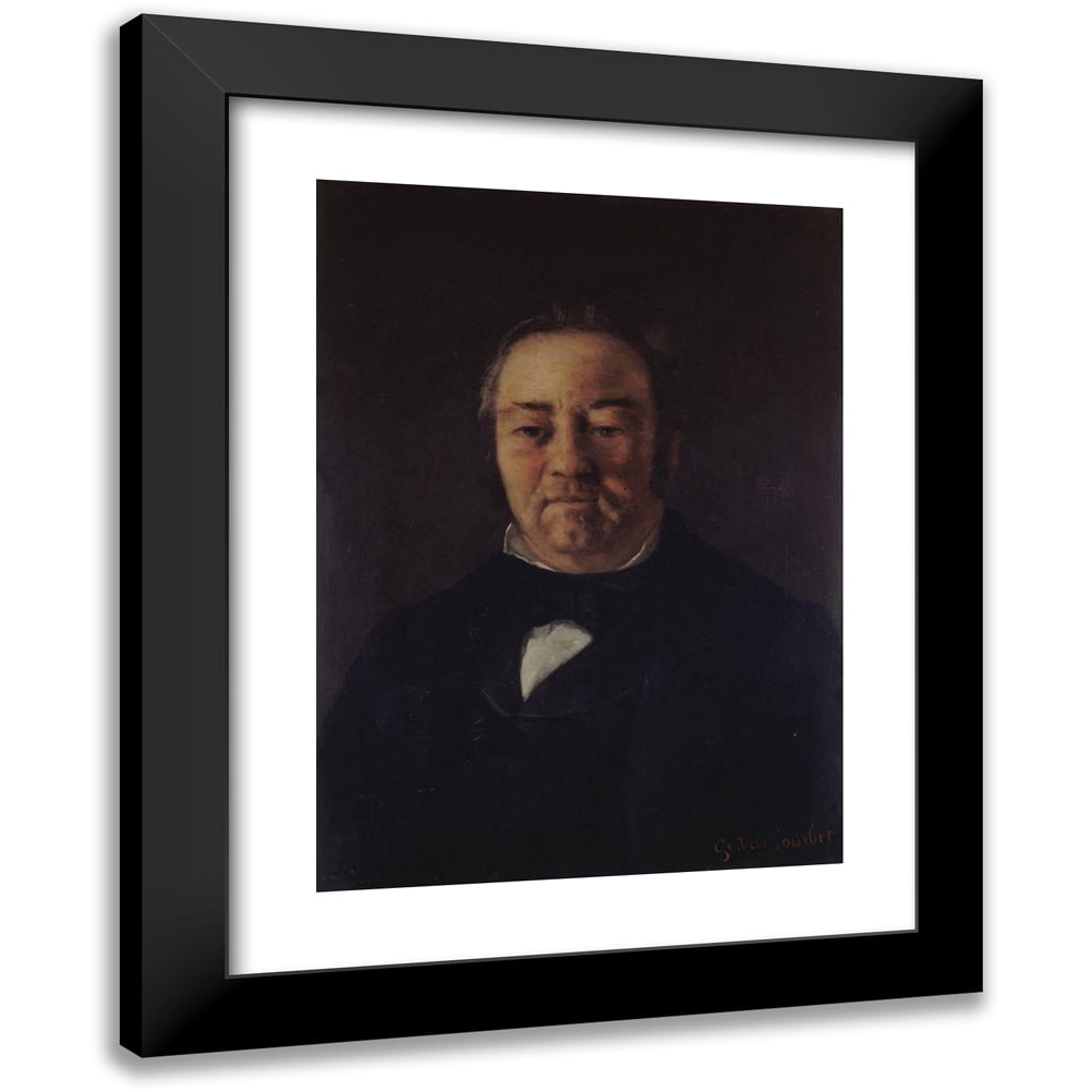 Gustave Courbet 14x18 Black Modern Framed Museum Art Print Titled ...