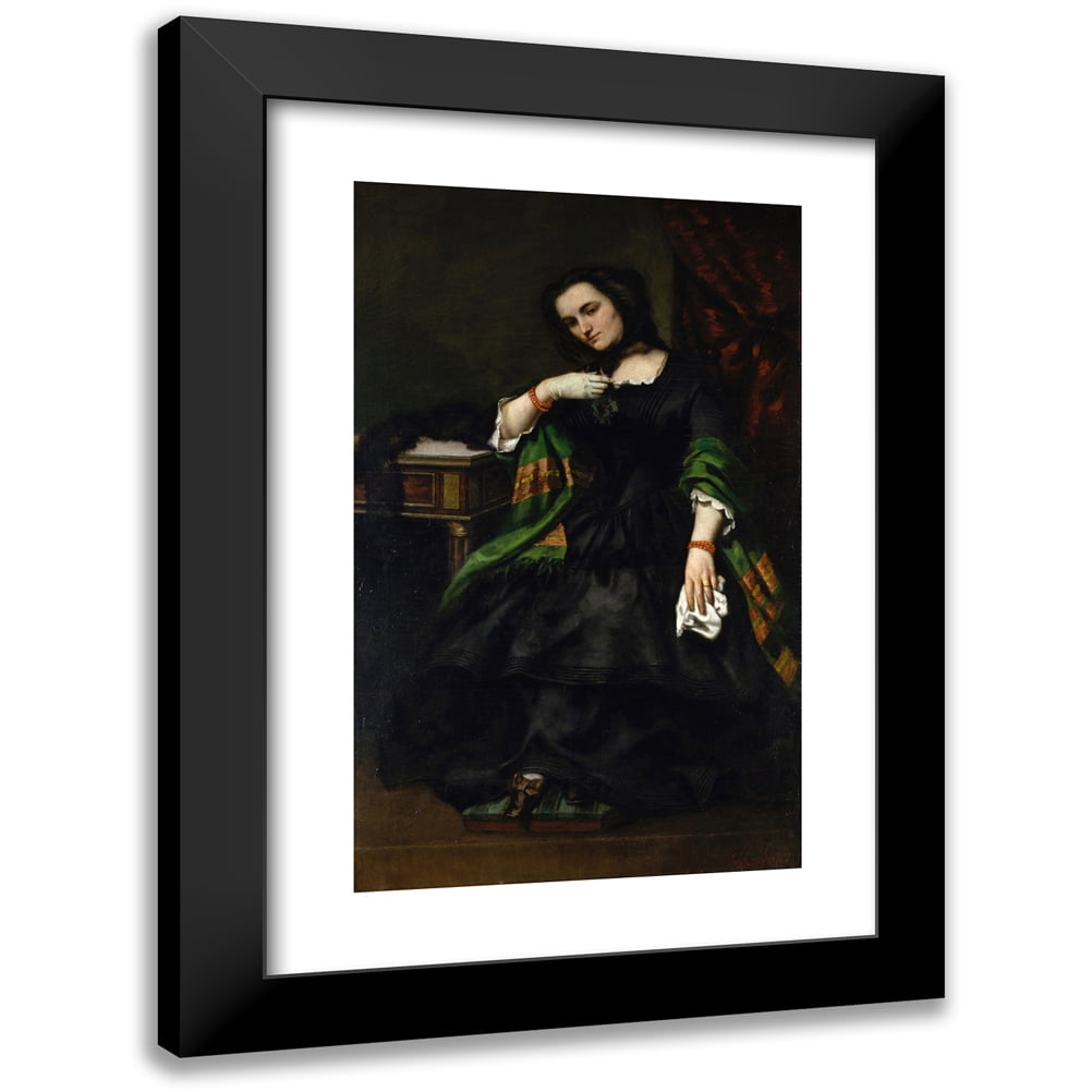 Gustave Courbet 16x24 Black Modern Framed Museum Art Print Titled ...