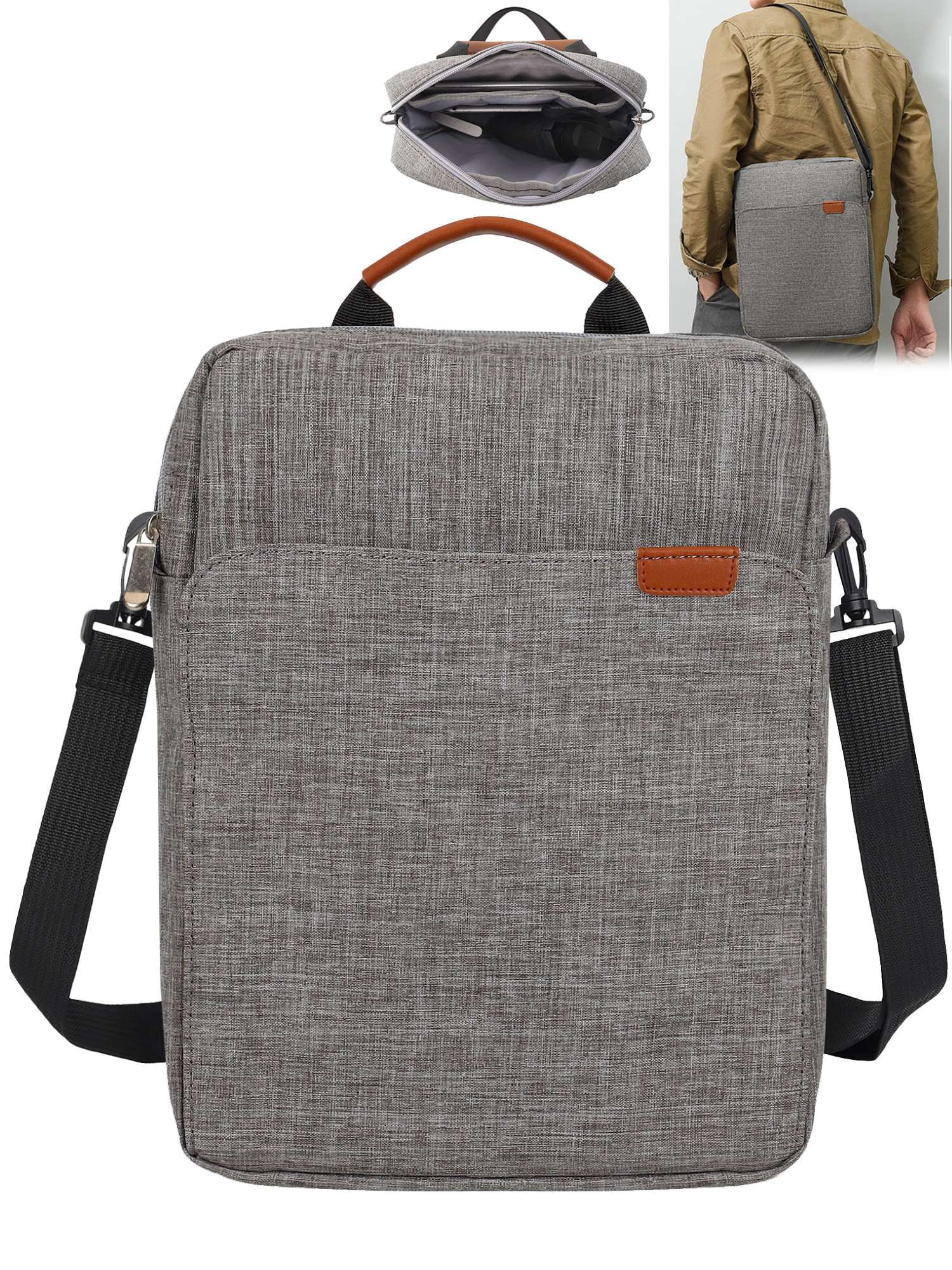 Gustave Crossbody Messenger Bag 13 inch Laptop Sleeve Carrying Case ...