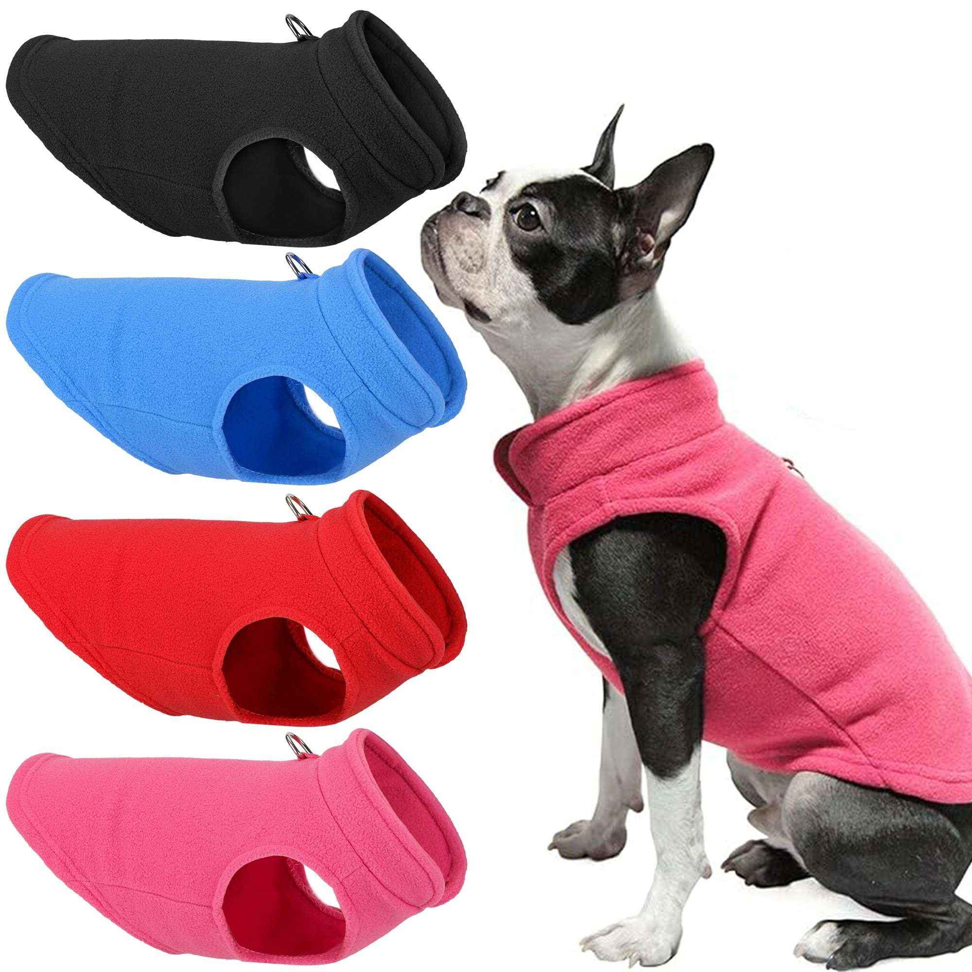 Gustave Dog Fleece Sweater Vest Pet Cold Weather Pullover Sweatshirt ...